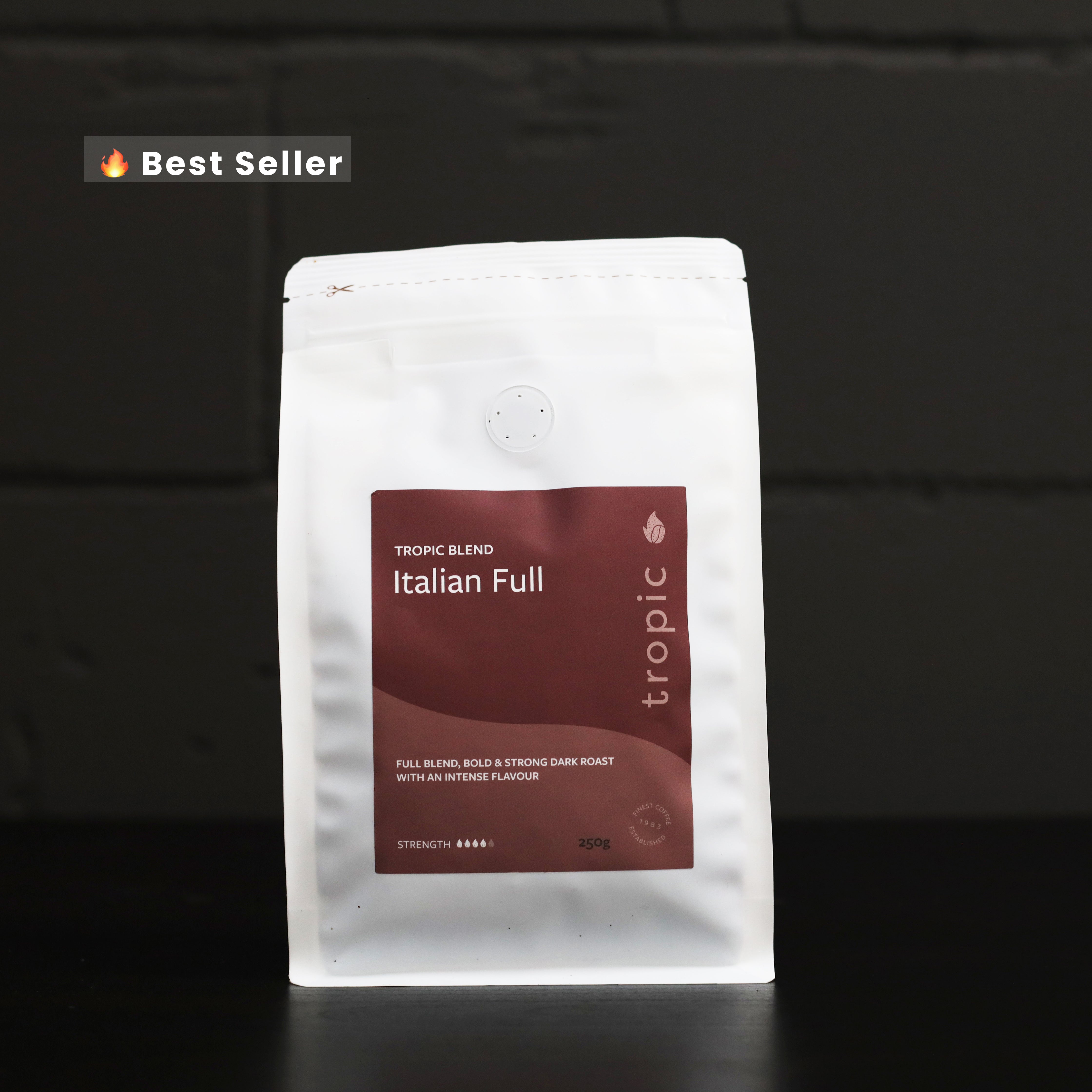 Tropic's Italian Coffee | Coffee Blend | Buy online – Tropic Coffee Ltd